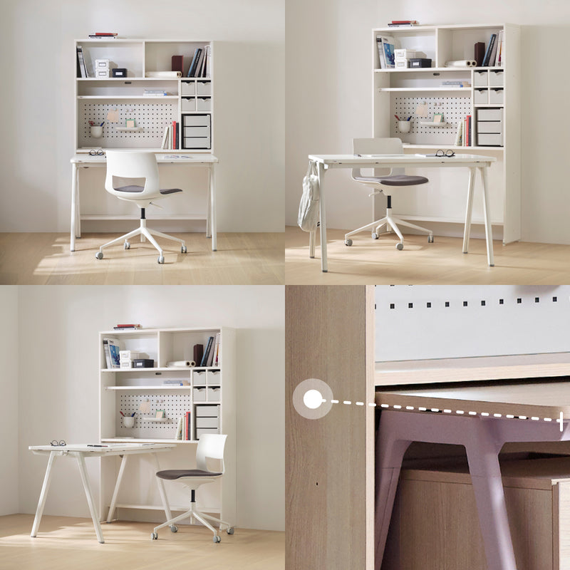 iloom怡倫 1200型 5層收納型書桌組 (集線槽,附LED)