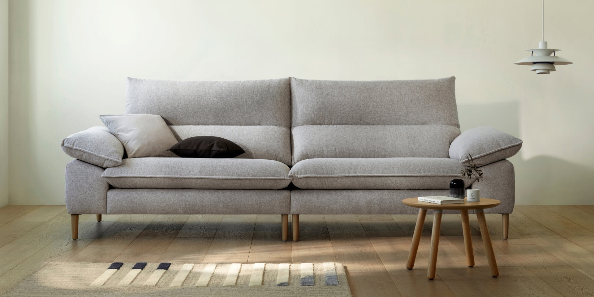 SNOOZE 3.5人座布沙發 Bebop防潑水布料｜iloom 台灣怡倫